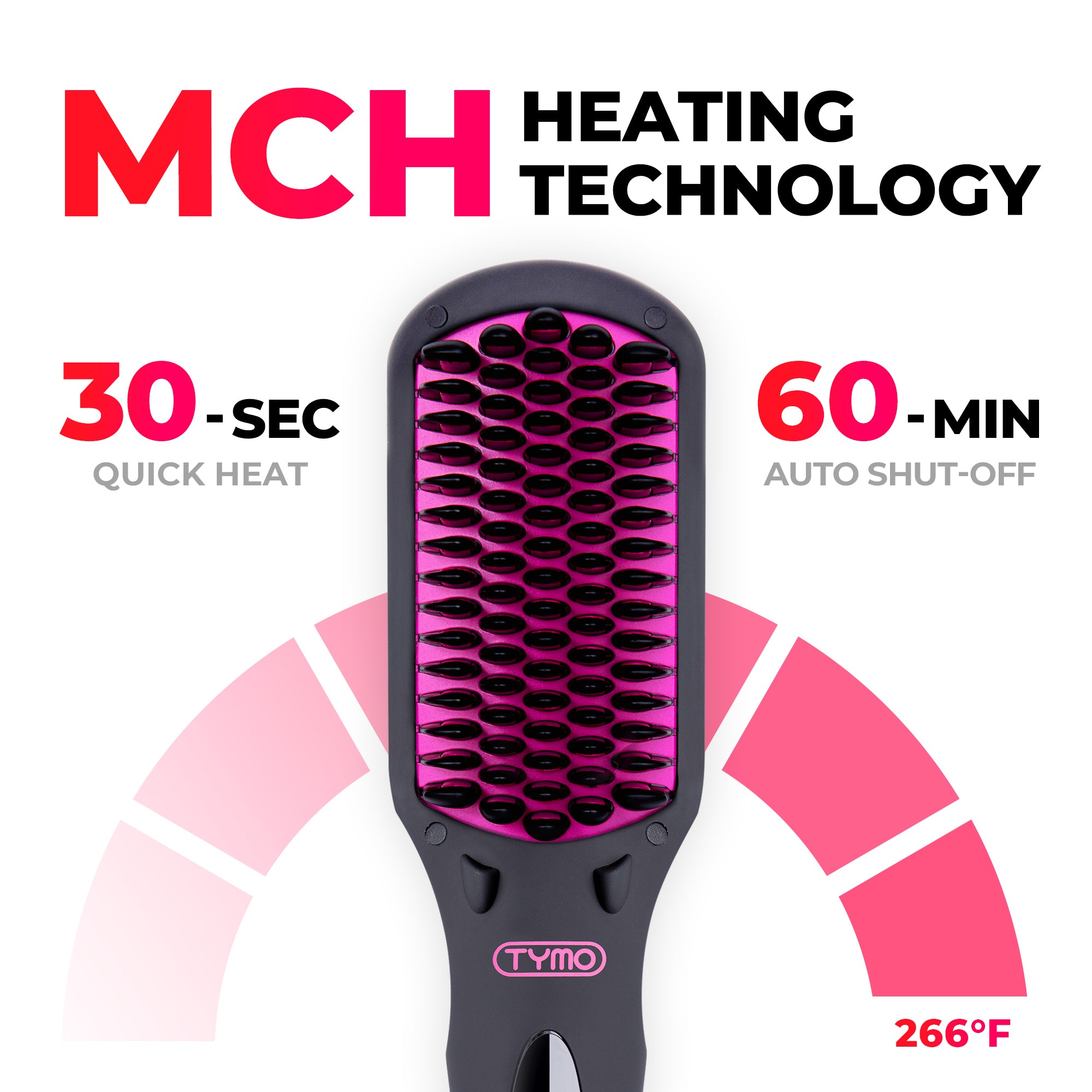 TYMO iONIC Hair Straightening Brush | Tymo Beauty