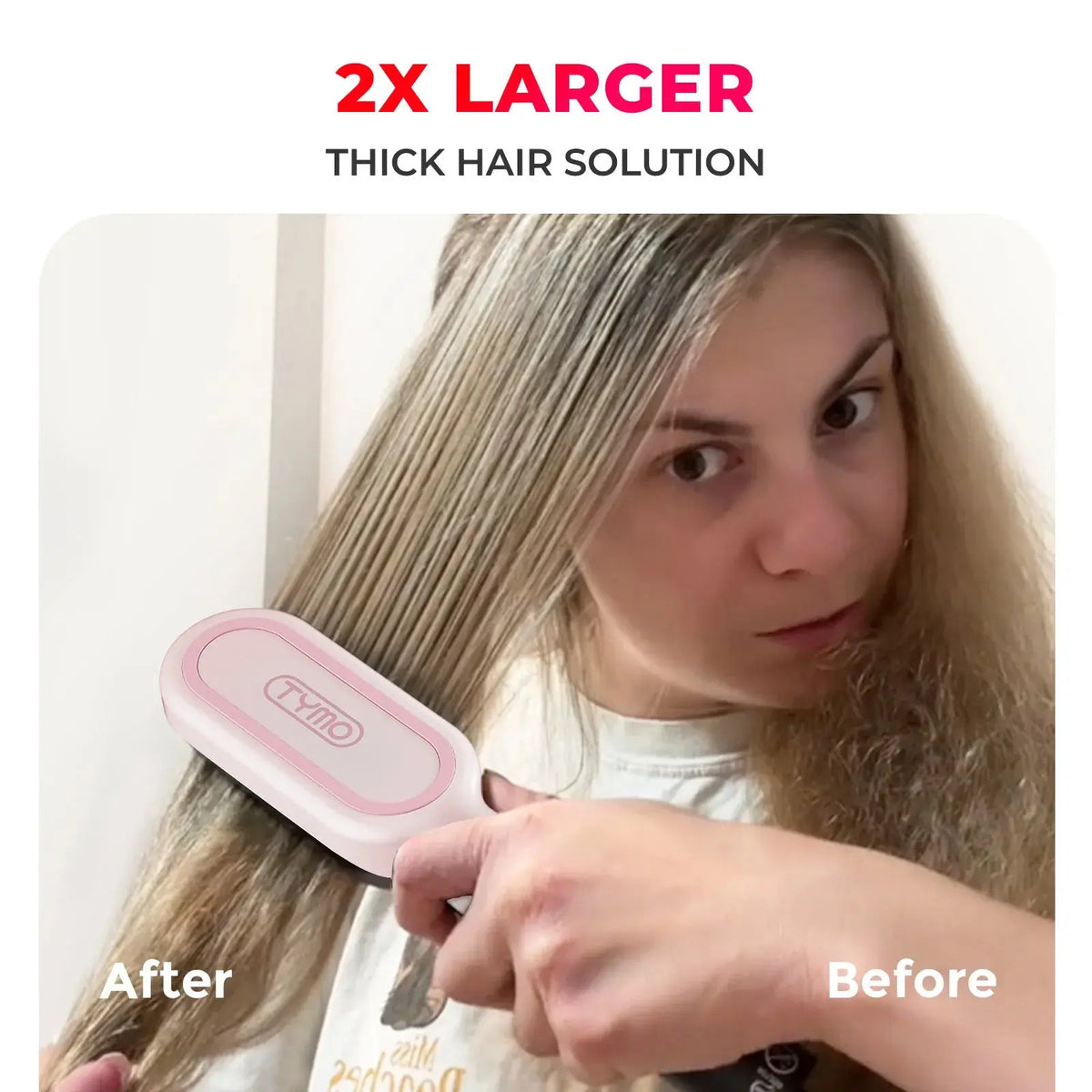 TYMO iONIC PLUS PINK | Ionic Styler for Thick Hair - TYMO Beauty